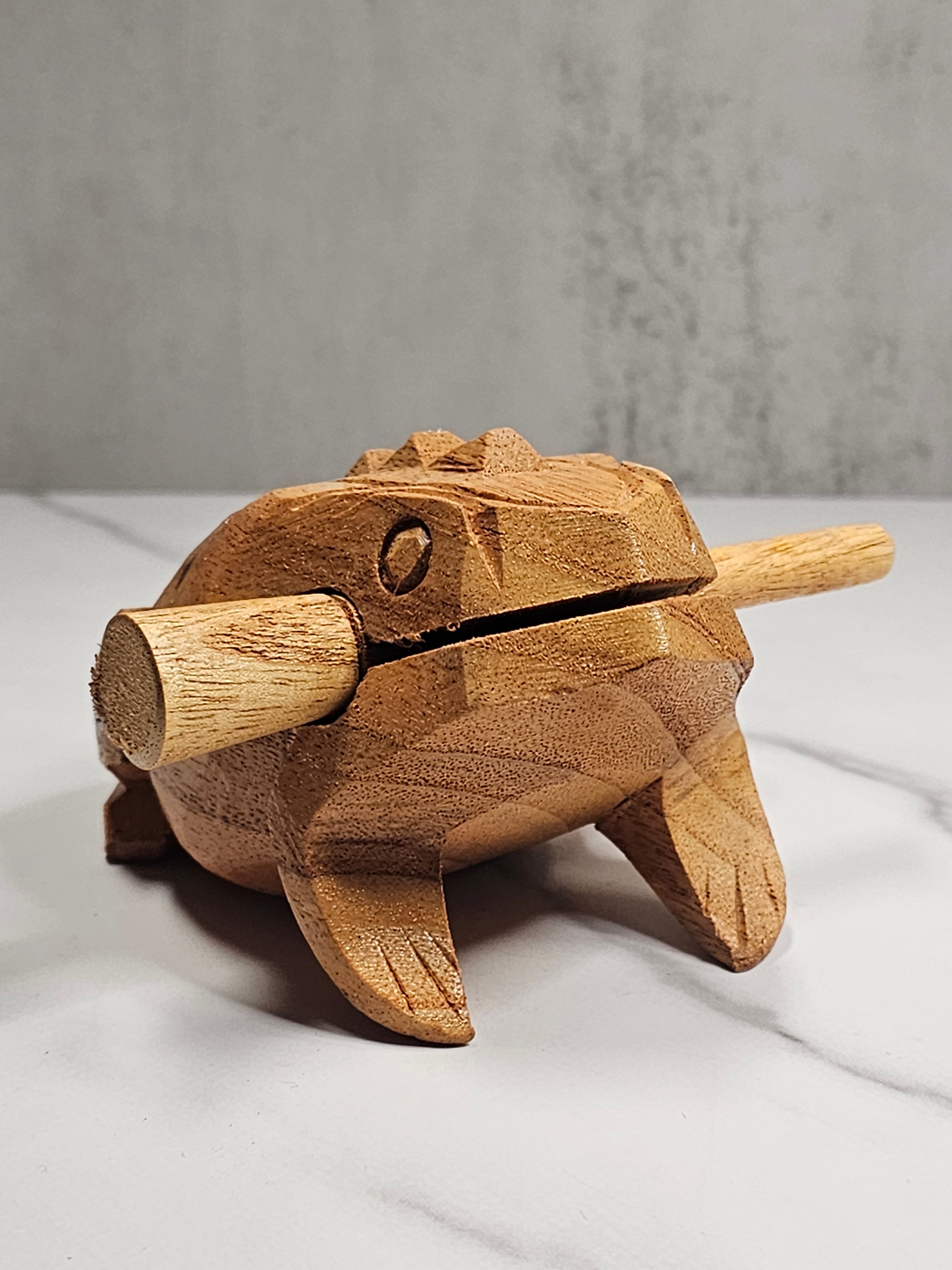 Wooden Frog Instrument – Quartz Botanicals